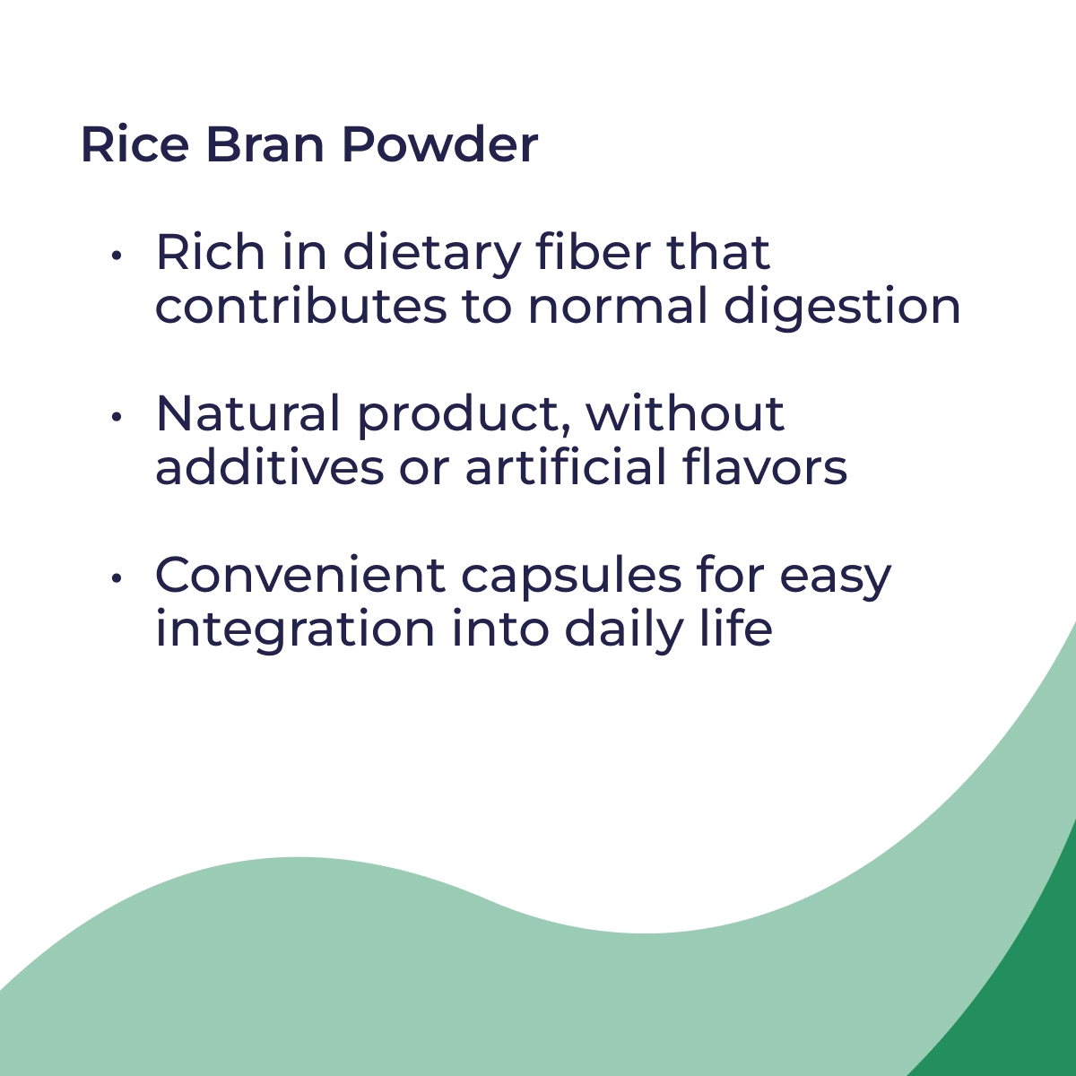 Rice Bran Powder – The Natural Everyday Supplement | 120 pcs | 8086