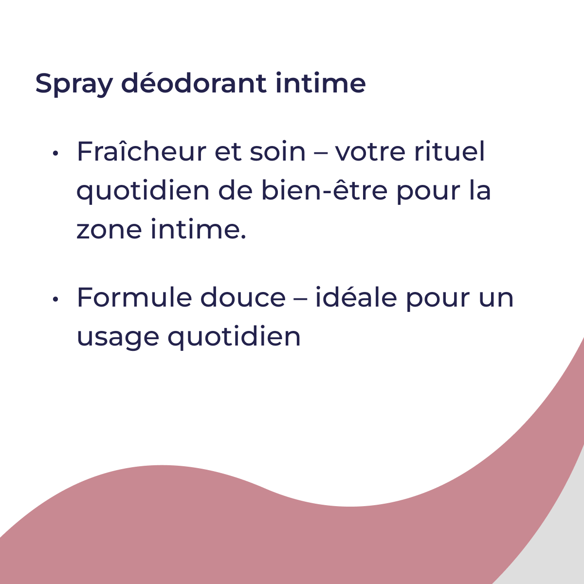 👗 Déodorant Intime Spray | Fraîcheur & Protection Intime